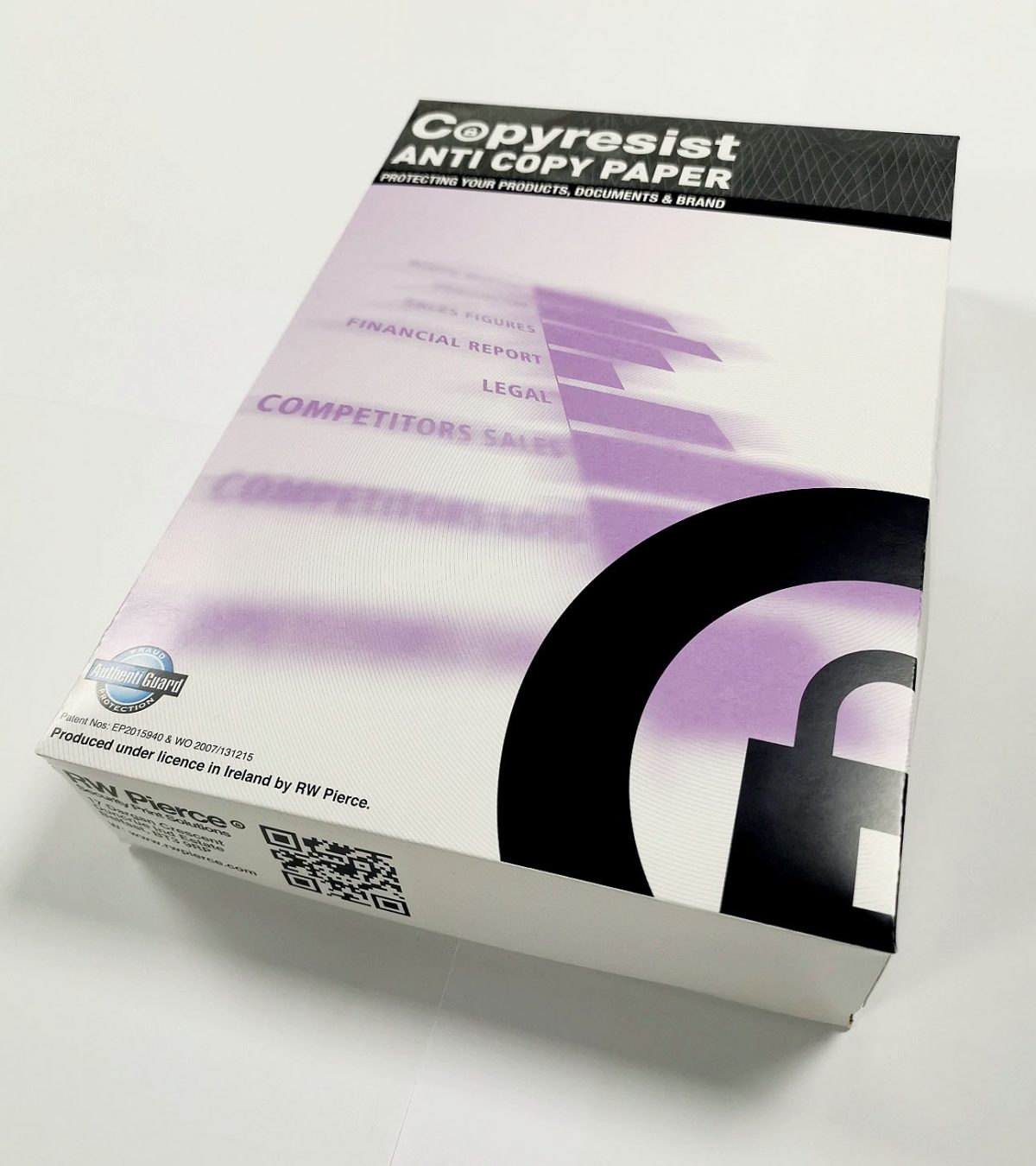 90gsm A4 Copyresist Security Paper (Bulk pack 2000 sheets) – RW Pierce